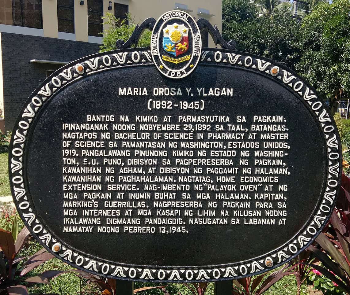 María Ylagan Orosa - Filipina War Hero and Banana Ketchup Queen ...
